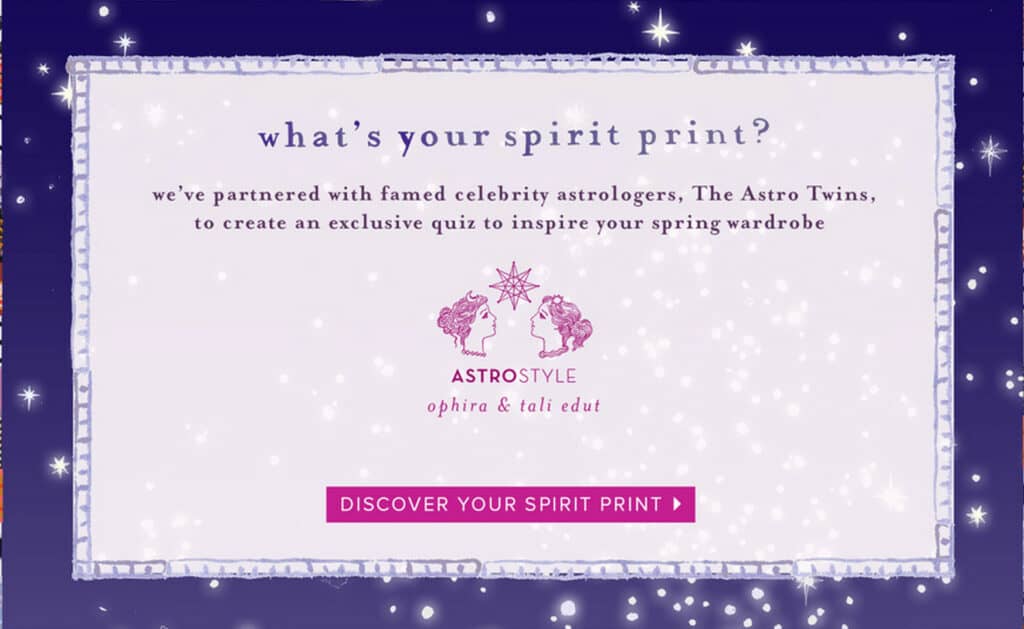 What's Your Spirit Print? Calypso & The AstroTwins Reveal| Astrostyle ...