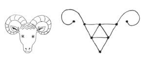 Aries Symbol and Astrology Sign Glyph | Astrostyle.com