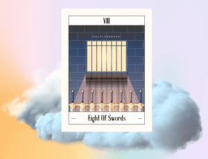 Eight of Swords Tarot Card Meaning | Astrostyle